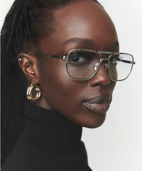 Elisa Johnson - Jane Silver Metal Sunglasses – NOMIA